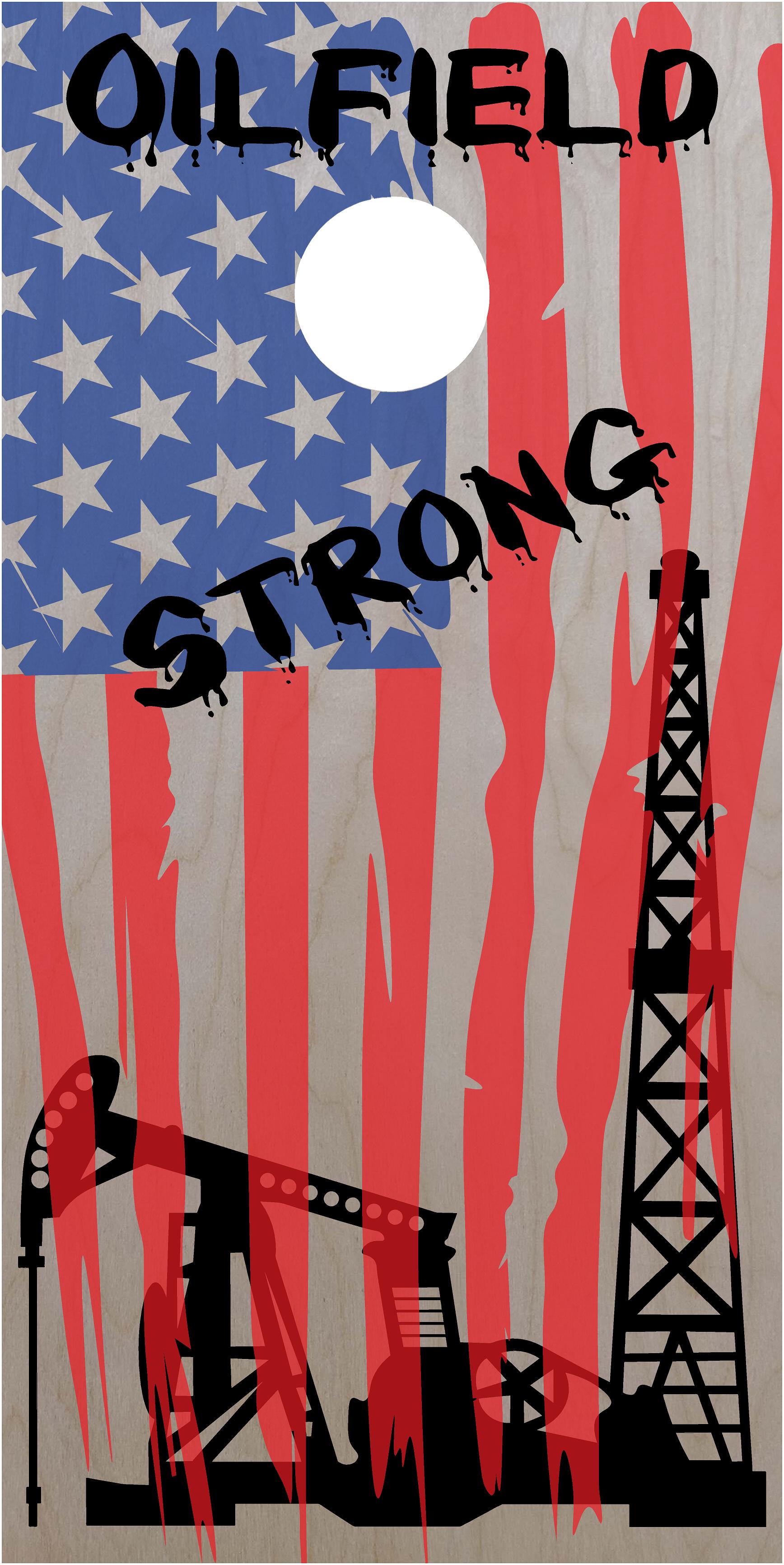 Oilfield Strong Cornhole Boards – Dunkin Custom Woodworks